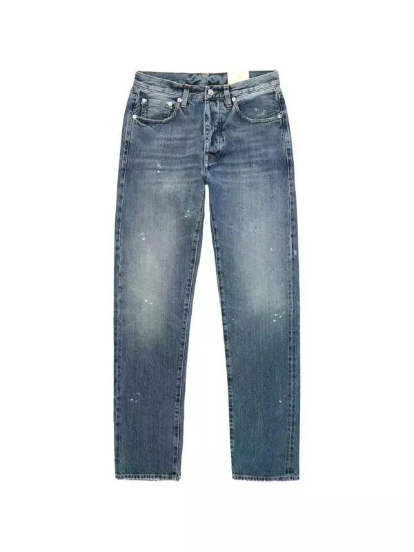 FORTELA Five-pocket Straight Jeans - Blue