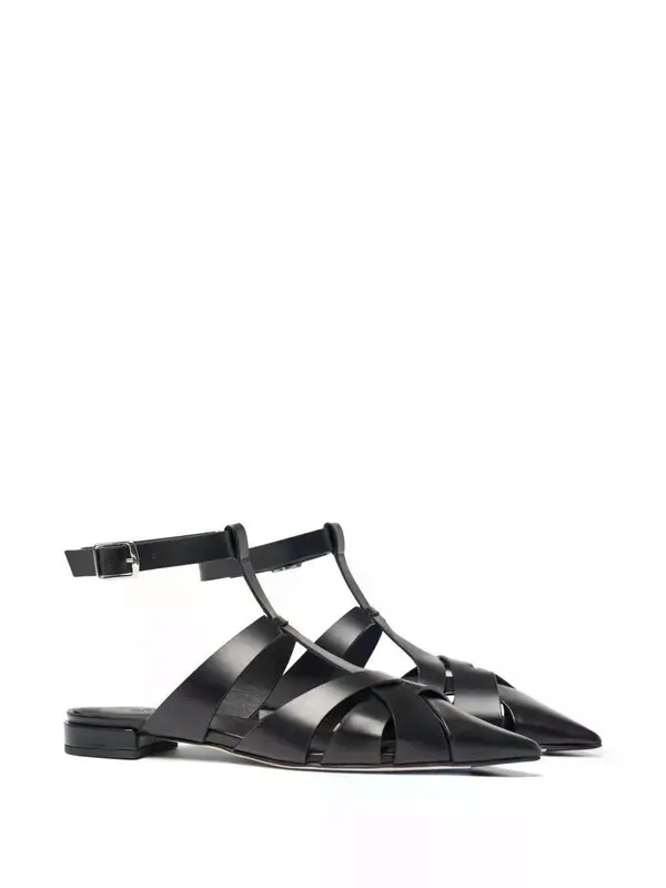 SCAROSSO Clara Criss-cross-strap Sandals