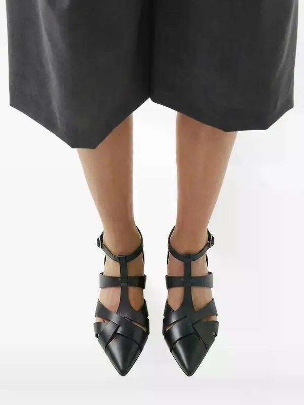 SCAROSSO Clara Criss-cross-strap Sandals