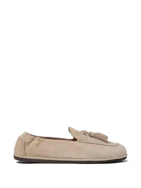 SCAROSSO Tassel Loafers - Neutrals