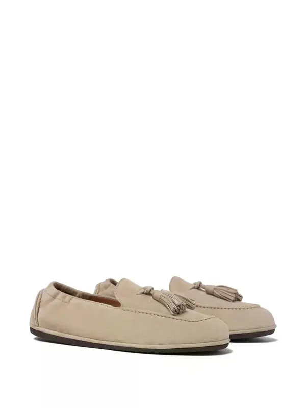 SCAROSSO Tassel Loafers - Neutrals