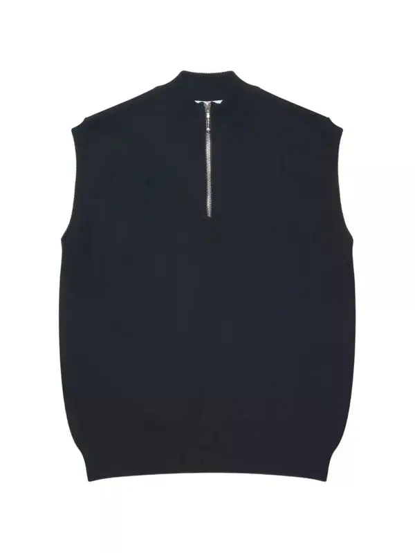 ERNEST W. BAKER Knitted Sleeveless Sweater - Blue