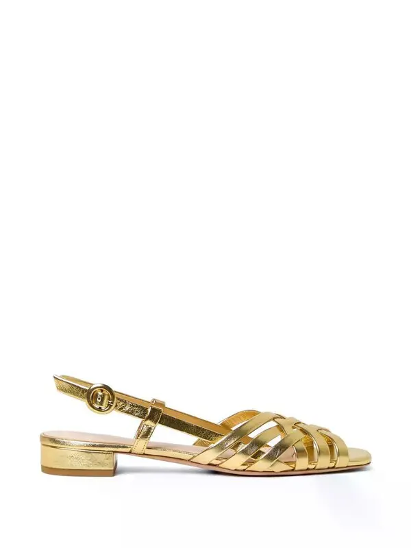 LOEFFLER RANDALL Devon Slingback Sandals - Gold