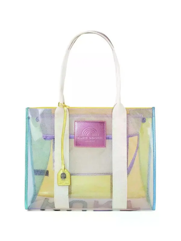 Kurt Geiger Southbank Graphic-print Tote Bag - Yellow