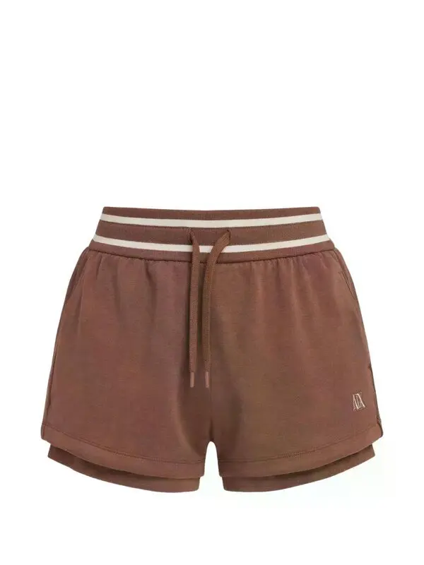 Armani Exchange Layered Drawstring Shorts