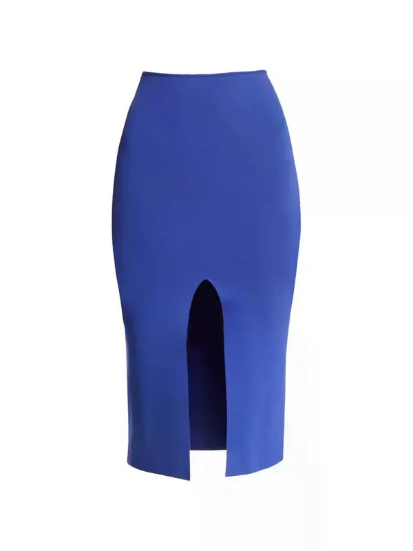 JIL SANDER Knit Straight Skirt - Blue