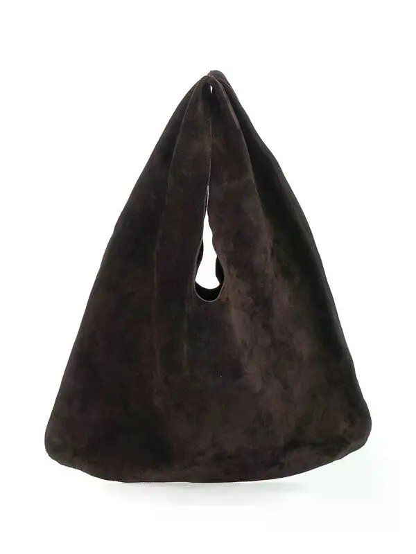THE ROW Bindle Small Suede Shoulder Bag - Brown