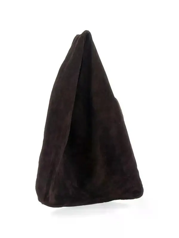 THE ROW Bindle Small Suede Shoulder Bag - Brown