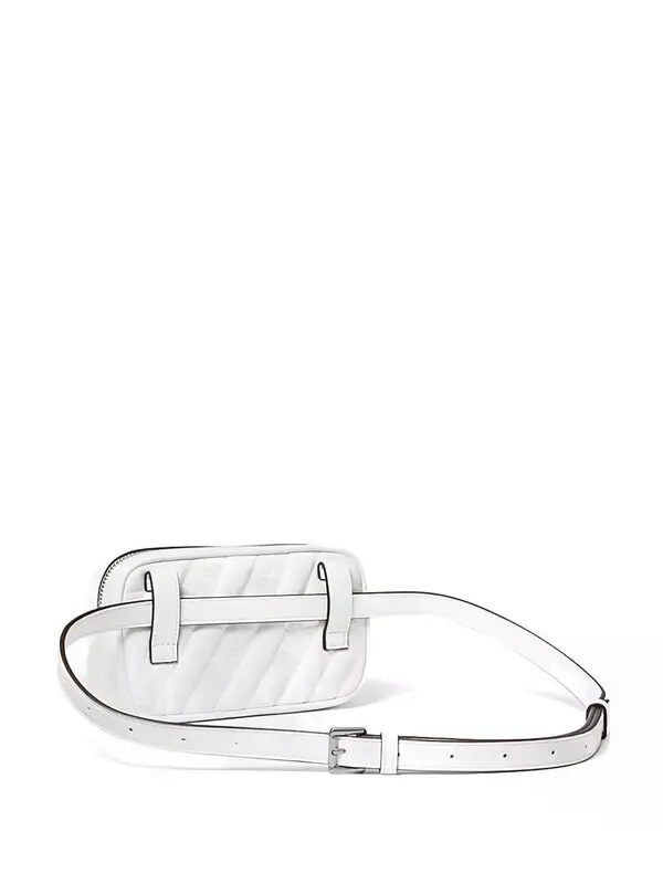 Michael Kors Rose Quilted Belt Bag - White
