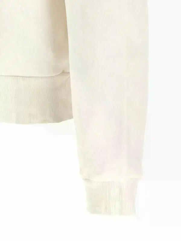 Balenciaga Graphic-print Zip-up Hoodie - Neutrals
