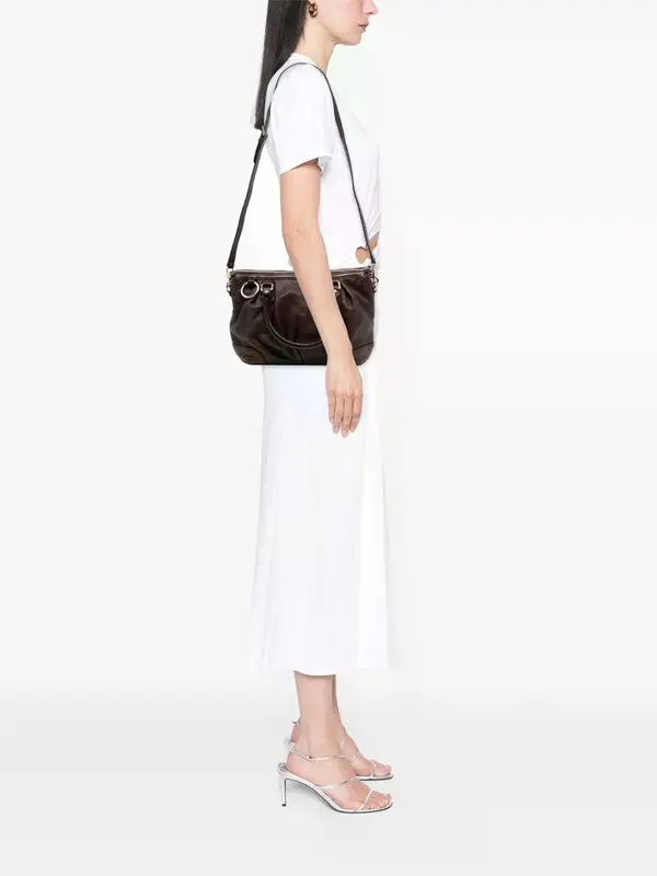 Gucci Diamante Calfksin Sukey Satchel - Brown