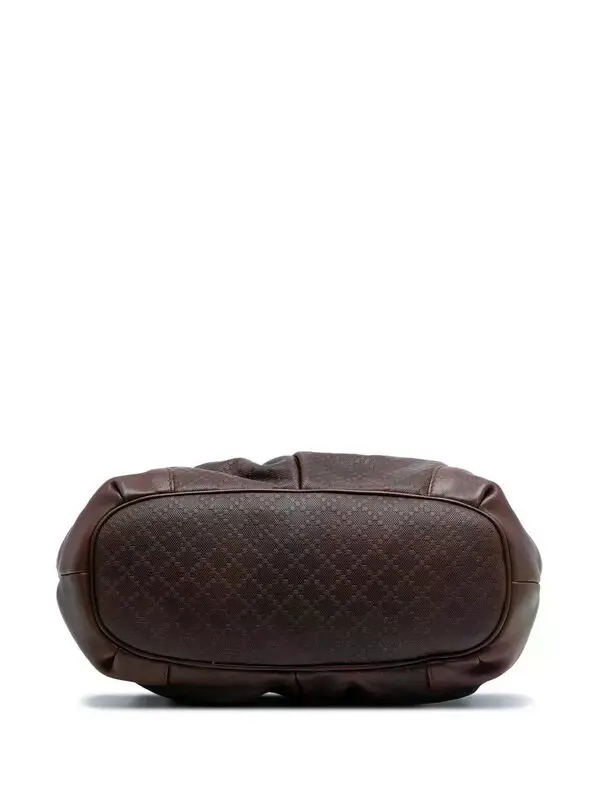 Gucci Diamante Calfksin Sukey Satchel - Brown