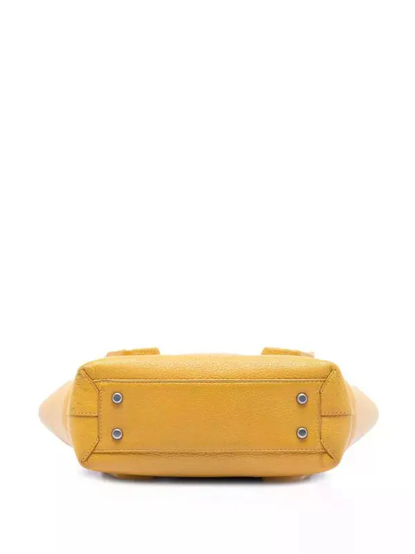 Bottega Veneta Small Goatskin Maxi Intrecciato Arco Satchel - Yellow