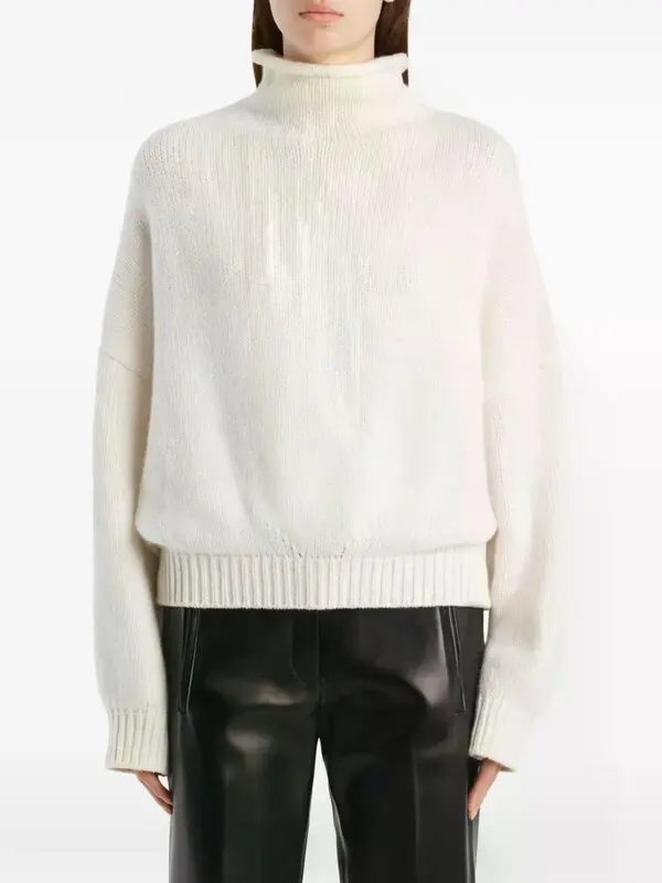 Khaite Juniper Cashmere Sweater - White