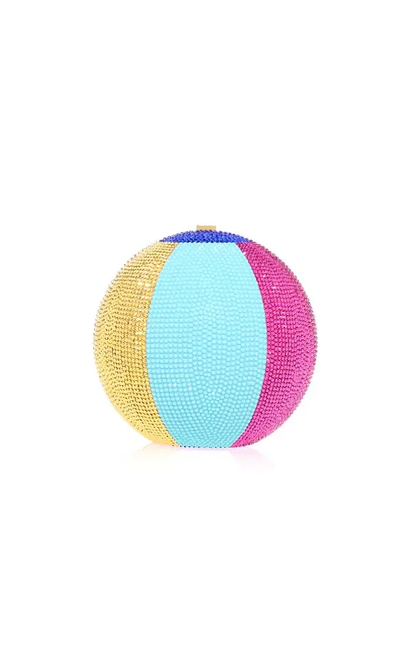 Judith Leiber Beach Ball Clutch - Multi