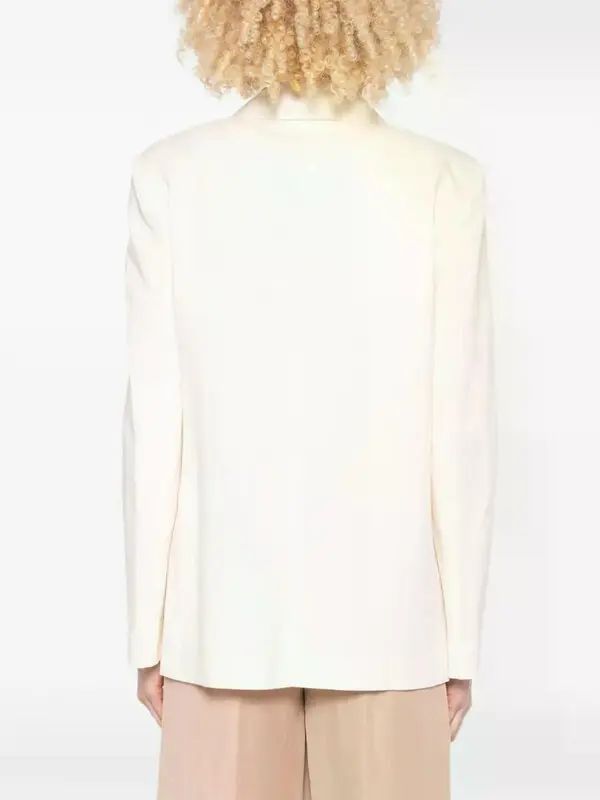 Patrizia Pepe Tie-embellished Single-breasted Blazer