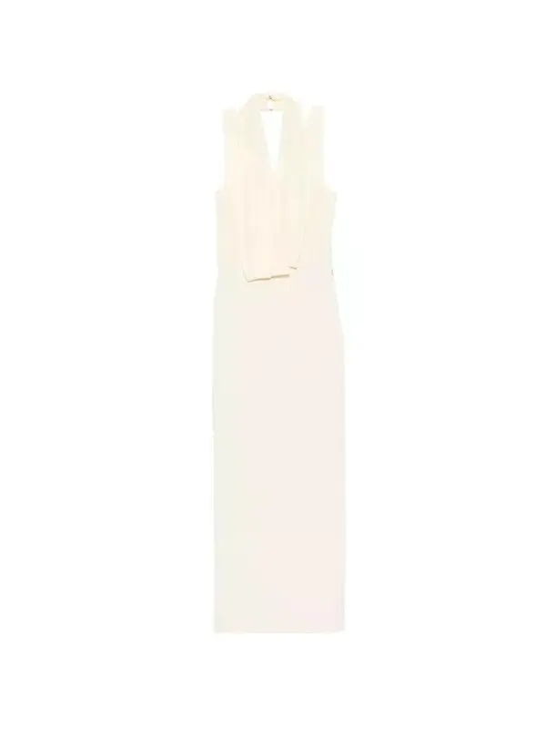 Patrizia Pepe Draped Long Dress