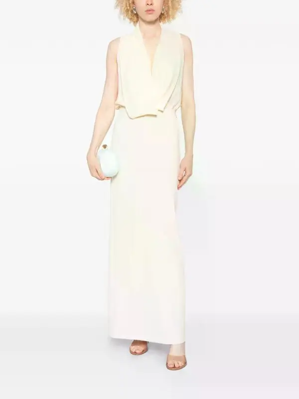 Patrizia Pepe Draped Long Dress