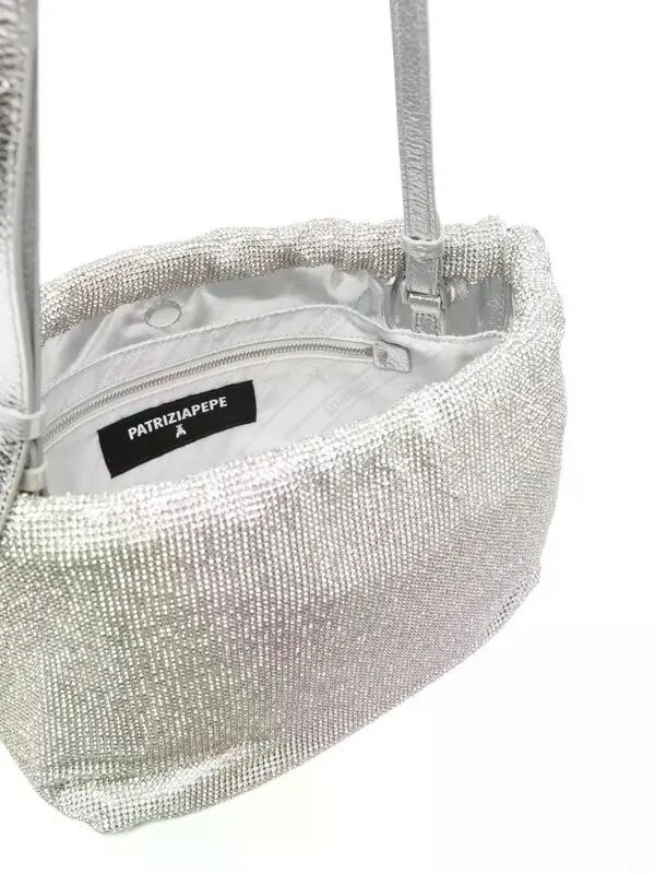 Patrizia Pepe Rhinestone-embellished Shoulder Bag