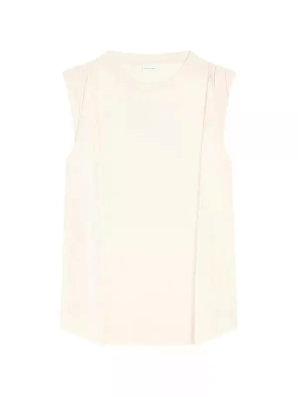 Dries Van Noten Loose Sleeveless T-shirt - Neutrals