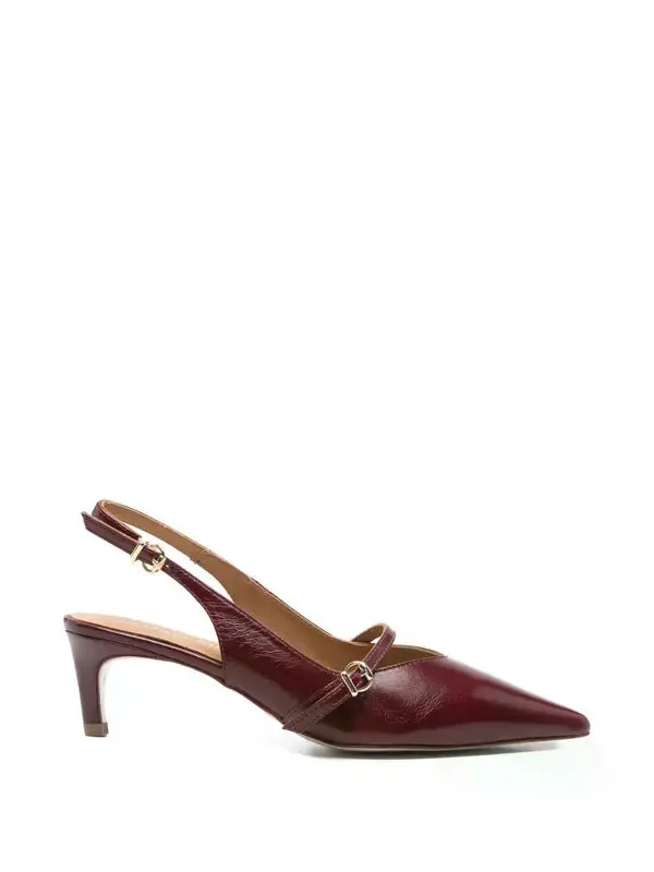 PEDRO MIRALLES Leather Mules - Red
