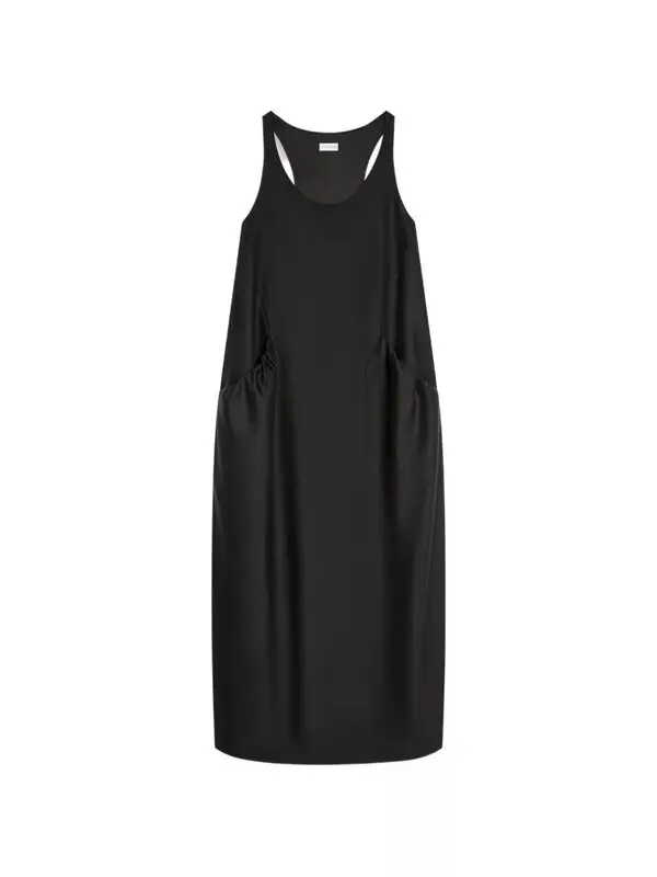 Dries Van Noten Dress With Pockets - Black