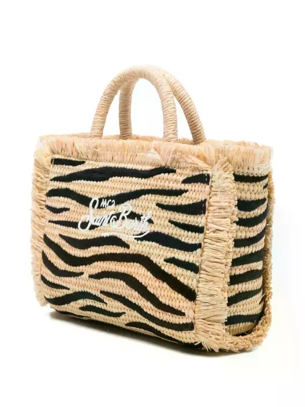 MC2 SAINT BARTH Zebra-print Shoulder Bag