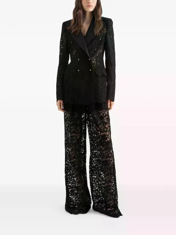 Dolce & Gabbana Double-breasted Lace Blazer