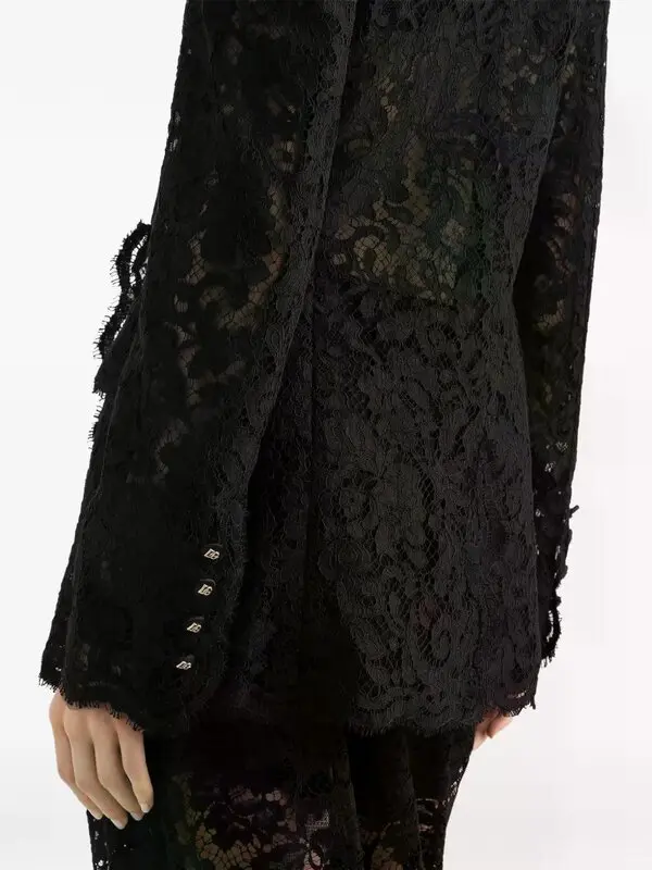 Dolce & Gabbana Double-breasted Lace Blazer
