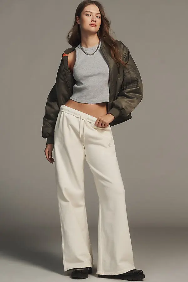ANINE BING Kacey Sweatpants - Ecru