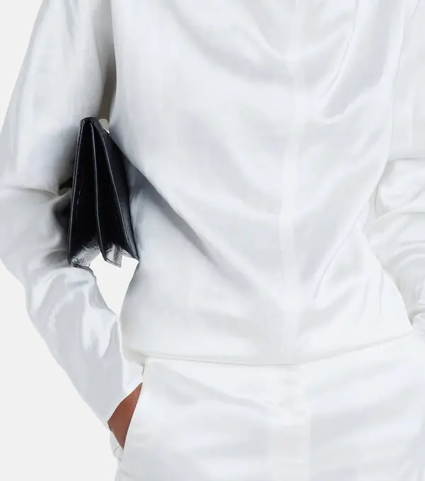 TOTEME Draped Satin Blouse