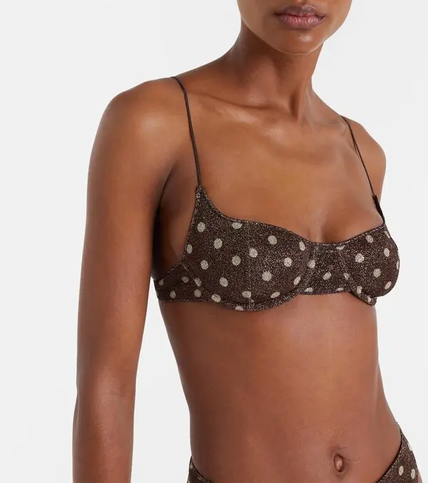 Oseree Lumiere Polka-dot Bikini Set