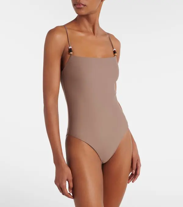 Jade Swim Layla One Piece Swimsuit - Brown