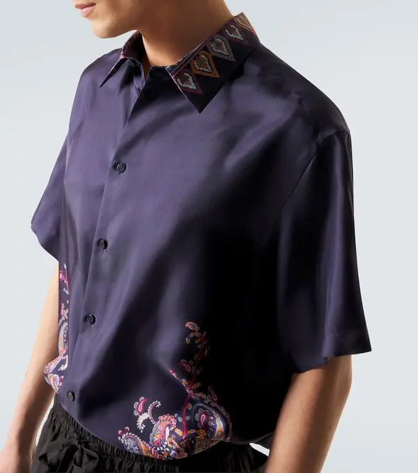 Etro Paisley Silk Shirt