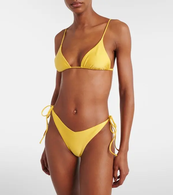 Jade Swim Via Bikini Top - Yellow