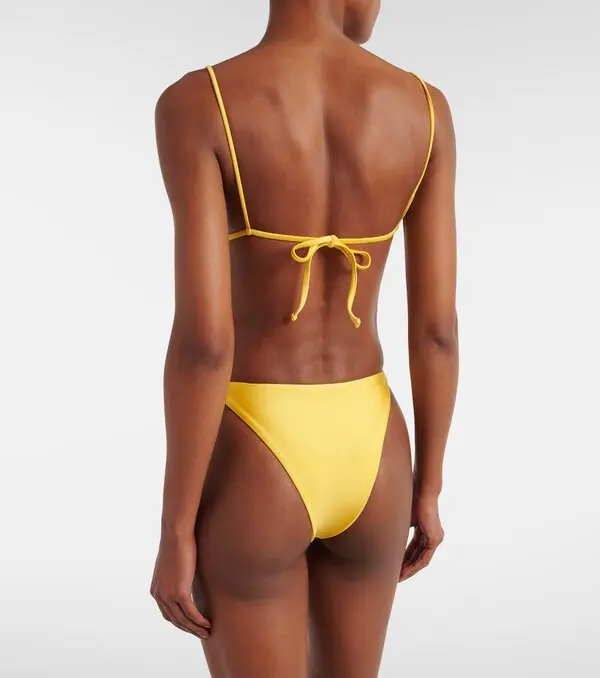 Jade Swim Via Bikini Top - Yellow
