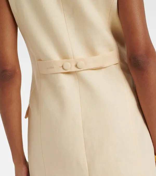Faithfull The Brand Jane Linen Mini Dress