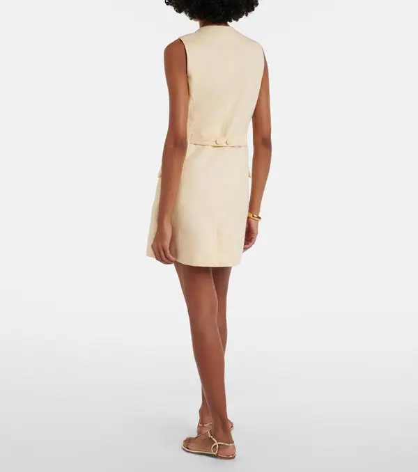 Faithfull The Brand Jane Linen Mini Dress