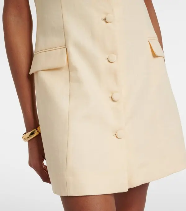 Faithfull The Brand Jane Linen Mini Dress