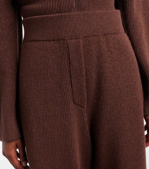Brunello Cucinelli Cashmere-blend Straight Leg Trousers
