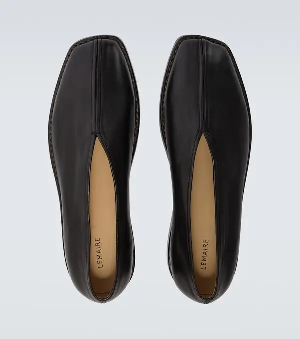 LEMAIRE Leather Slip-on Shoes