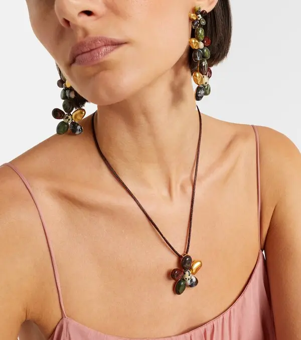 Zimmermann Norma 16kt Gold-plated Drop Earrings