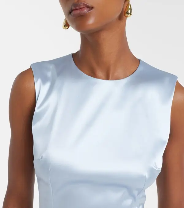 Dolce & Gabbana Satin Midi Dress