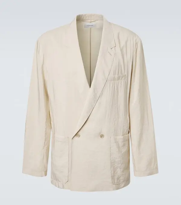 LEMAIRE Silk-blend Blazer - Beige