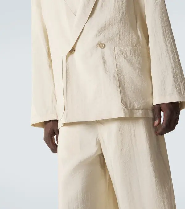 LEMAIRE Silk-blend Blazer - Beige