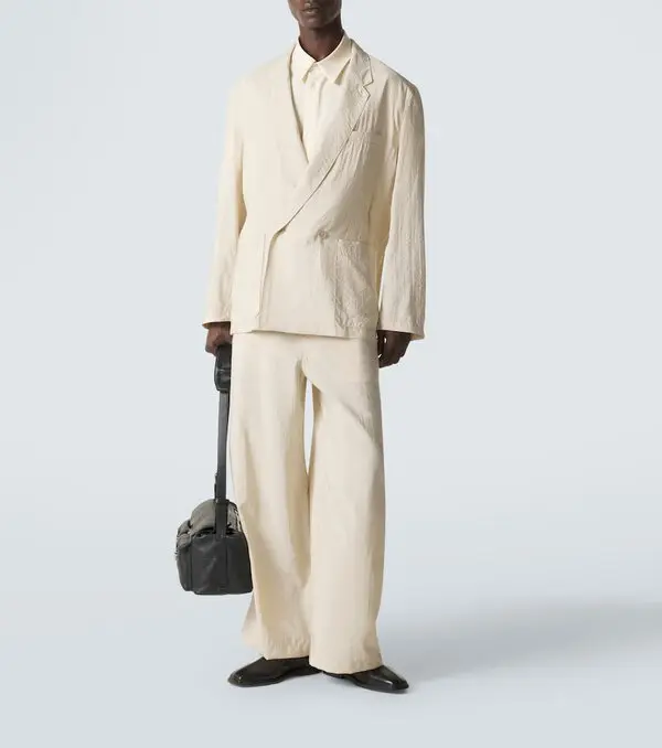 LEMAIRE Silk-blend Blazer - Beige