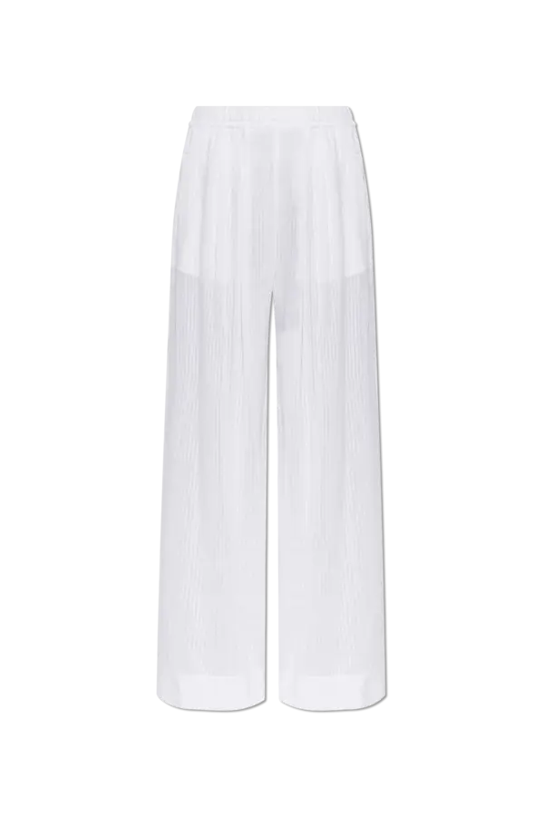 FORTE_FORTE Wide-leg Trousers - White