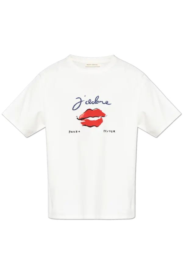 DUKE + DEXTER T-shirt With Logo - White
