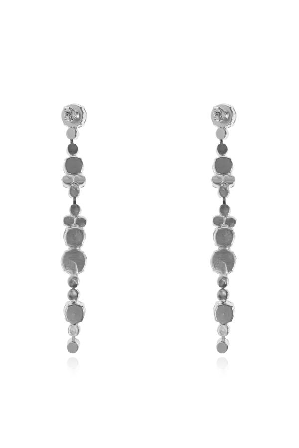 FORTE_FORTE Crystal Dangle Earrings - Multicolour