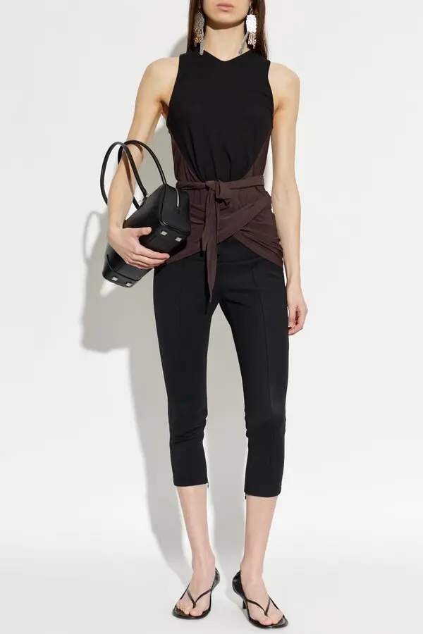 LEMAIRE Asymmetrical Top - Brown